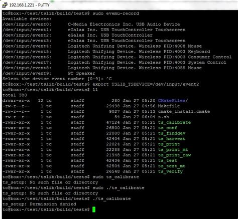 Tscalibrate Tssetup No Such File Or Directory · Issue 144