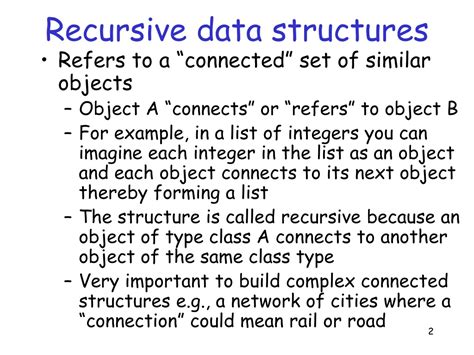 Ppt Examples Of Class Recursive Data Structures Powerpoint Presentation Id9554269