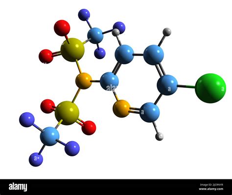 3d Image Of Comins Reagent Skeletal Formula Molecular Chemical