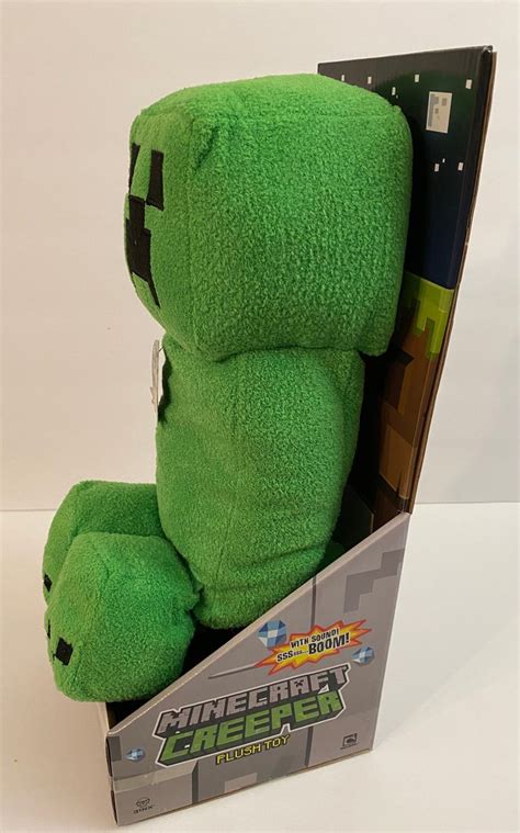 Minecraft Creeper 13 Plush 2013 Stuffed Toy With Boom Sound
