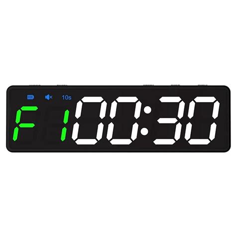 Gym Timer Countdown Up Stopwatch Usb Oplaadbare Vicedeal
