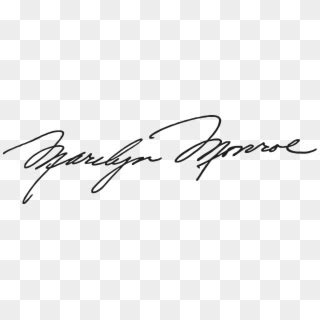 Marilyn Monroe Logo Marilyn Monroe Signature Vector Hd Png Download