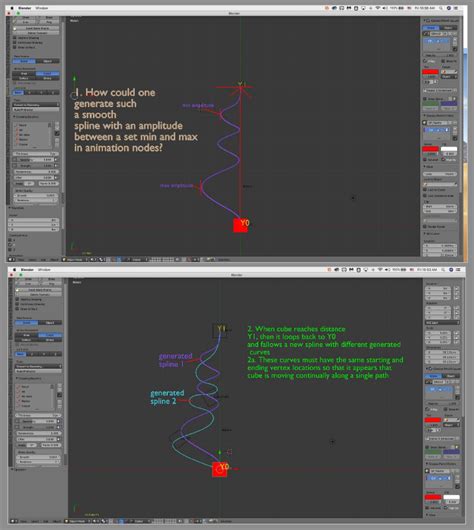 looping smooth spline generation that will be evaluated in animation
