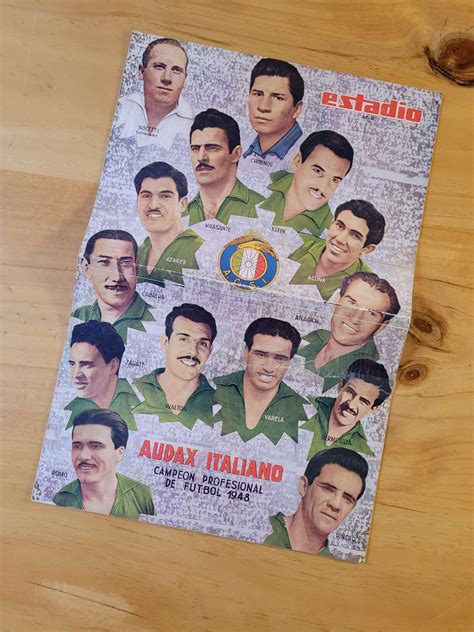 Revista Estadio Audax Italiano Campeón 1948 Páginas Con Historia