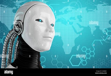 Robot Woman Sci Fi Android Girl Artificial Intelligence Background