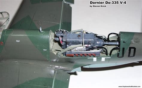 Dornier Do 335 V 4 Scale Model Steven Krick Airplanes And Rockets