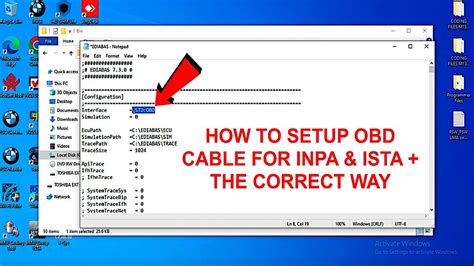 Bmw How To Setup K Dcan Cable Settings For Inpa And Ista The Correct Way