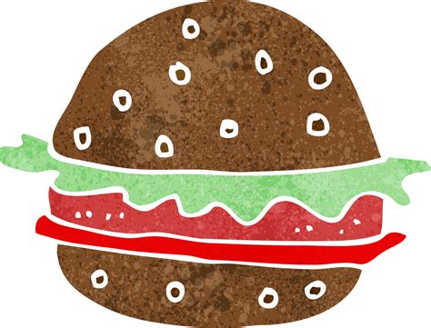 Cartoon Hamburger Drawing 46995541 Png