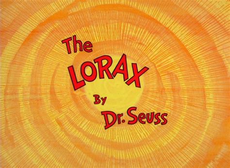Il Blog Del Vecchio Zio Pietro The Lorax 1972