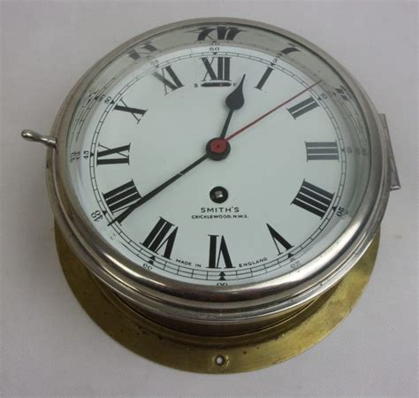Smiths Ships Bulkhead Clock Sally Antiques