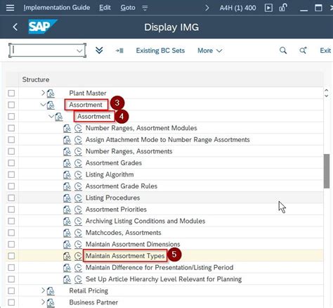 How To Maintain Assortment Type In Sap
