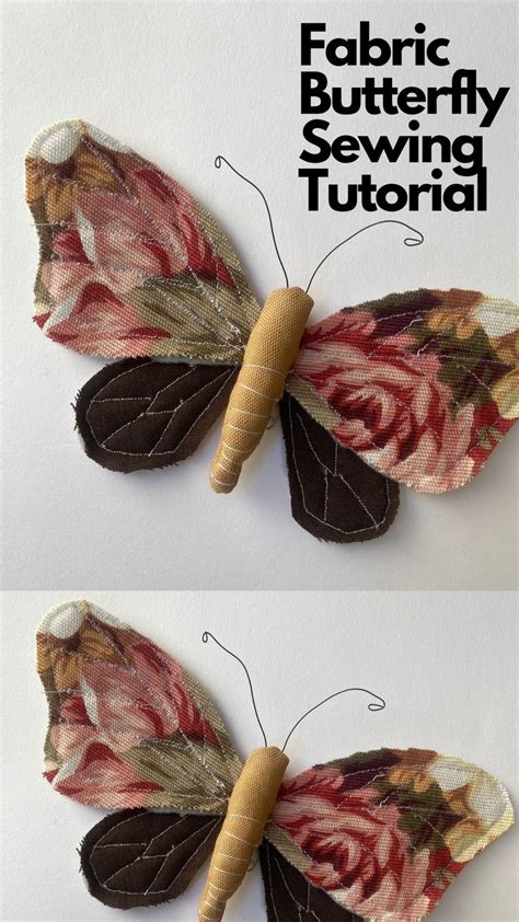 Fabric Butterfly Sewing Tutorial
