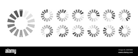 Circular Loading Buffering Icons Vector Stock Vector Image And Art Alamy