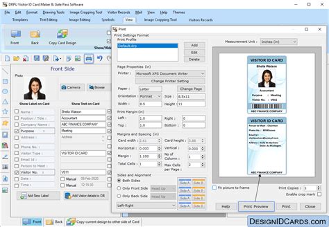Drpu Gate Pass Id Cards Maker Screenshots Of How To Design Gate Pass