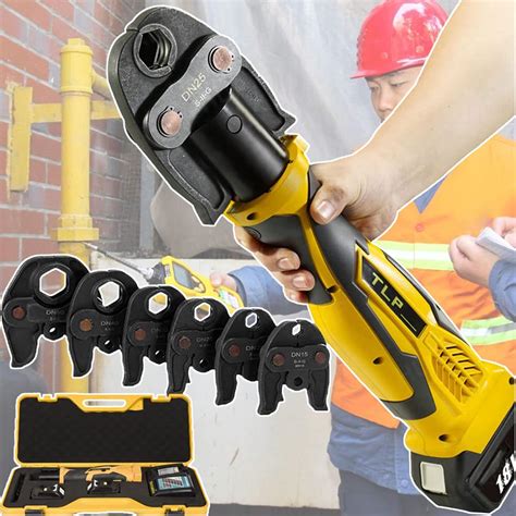 Copper Tube Crimper Propress Kit Hydraulic Copper Press Tool With 6 Propress Jawsandled Light