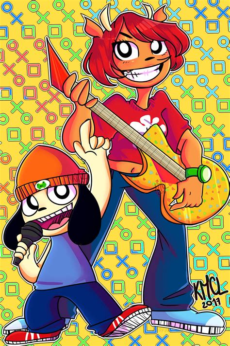 Rock N Rap Parappa The Rapper Fanart By Cosmic Cat002 On Deviantart