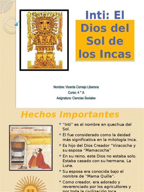 Inti Dios Del Sol Pdf