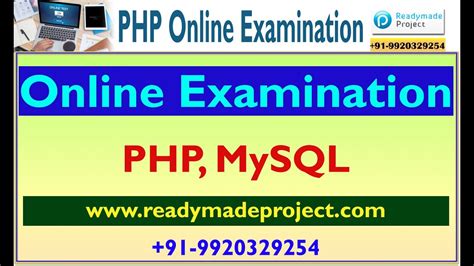 Online Examination Php Mysql Configuration And Working Demo Youtube