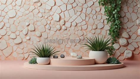 Soft Neutral Plant Frame Background Image Images