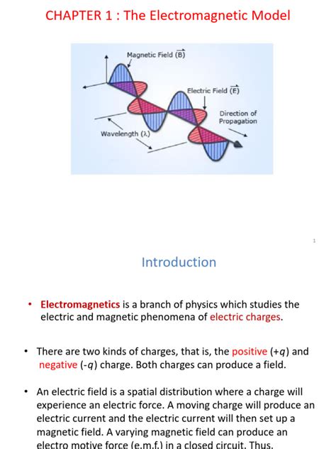 Lecture 2 The Electromagnetic Model Download Free Pdf Electric