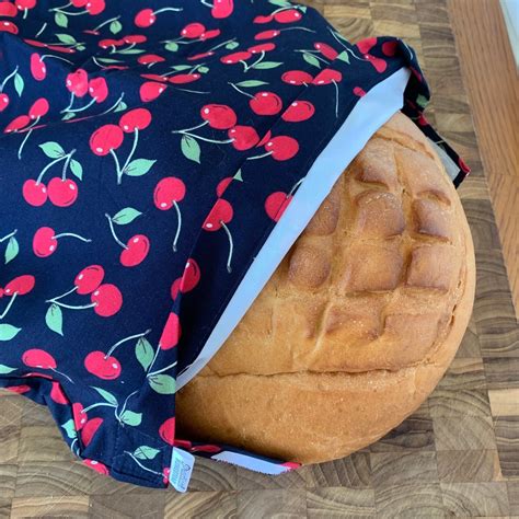 Reusable Bread Storage Bag Waterproof With Foodsafe Lining Keeps