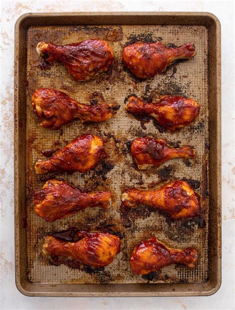Baked Bbq Chicken Drumsticks With Cola Bbq Sauce
