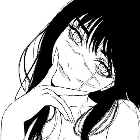 Anime Profile Black And White