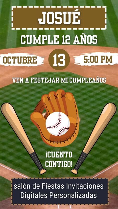 Invitaciones De Mickey Mouse De Beisbol Invitaciones Digitales Mickey