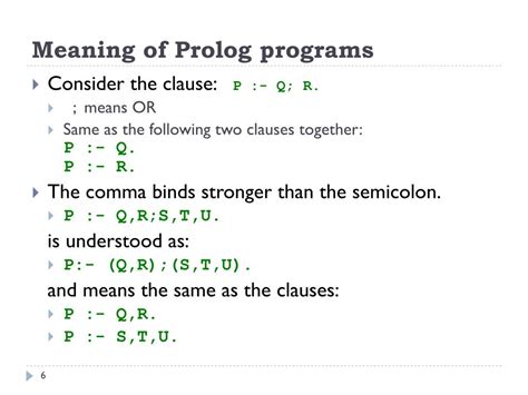 ppt chapter two syntax and meaning of prolog programs powerpoint
