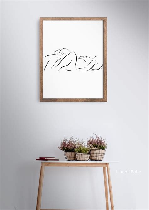 Minimalist Oral Sex Erotic Line Art Oral Sex Art Sensual Line Art