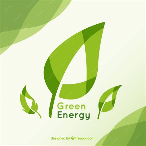 Premium Vector Green Energy Background