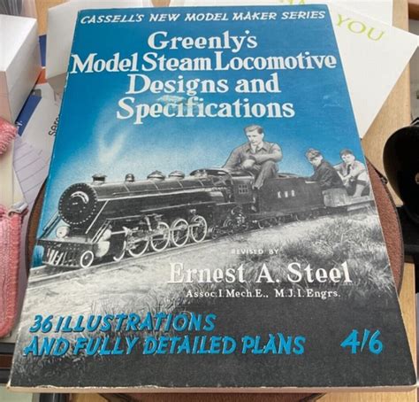 Greenlys Model Steam Locomotive Designs And Specifications Ernest A Steel Eur 5 81 Picclick It