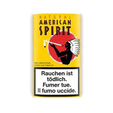 American Spirit Yellow Ryo 25g Natural Smooth Tobacco