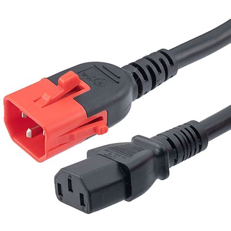L Com C14lc13 15 6f C13 Dual Locking C14 15a 250v 6ft