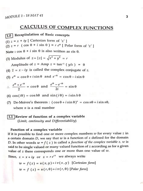 Maths Module 1 Pdf
