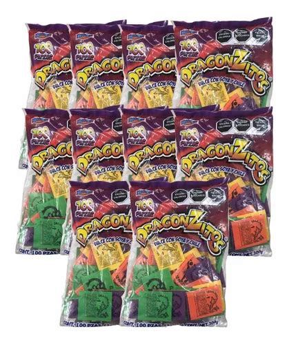 Dragonzitos Dulce Con Soya Y Chile 1000 Pzas 3 Kg Envío Gratis