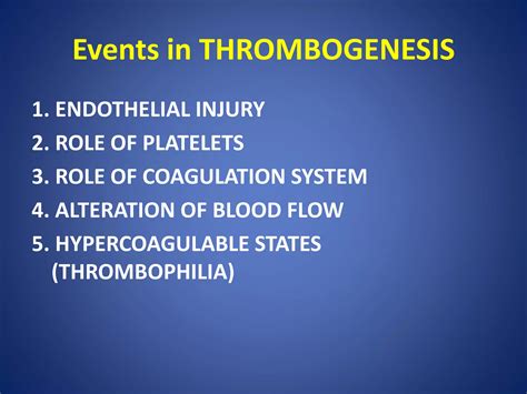 Thrombosis Complete Pptx