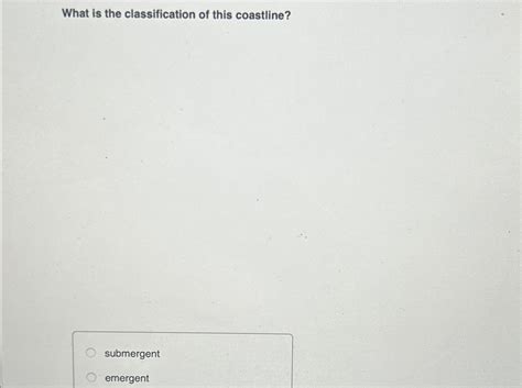 Solved What Is The Classification Of This