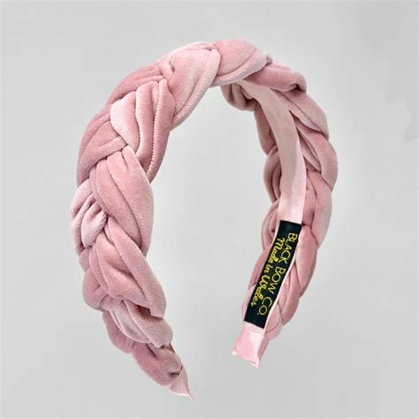 Pale Pink Padded Headband Pale Pink Wedding Guest Headband Blush Pink