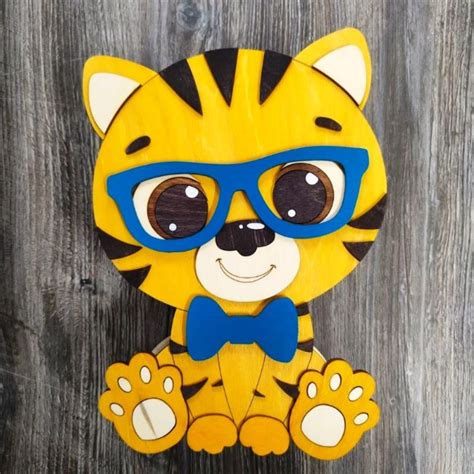 Tiger Cub T Box 3d Model Vector Files