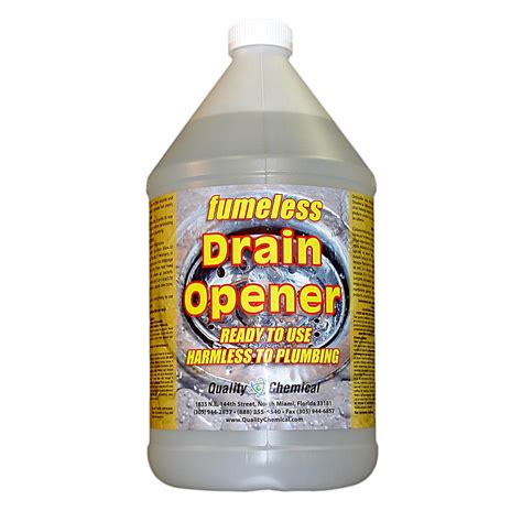 Fumeless Drain Opener Professional Strength Fast Acting 1 Gallon