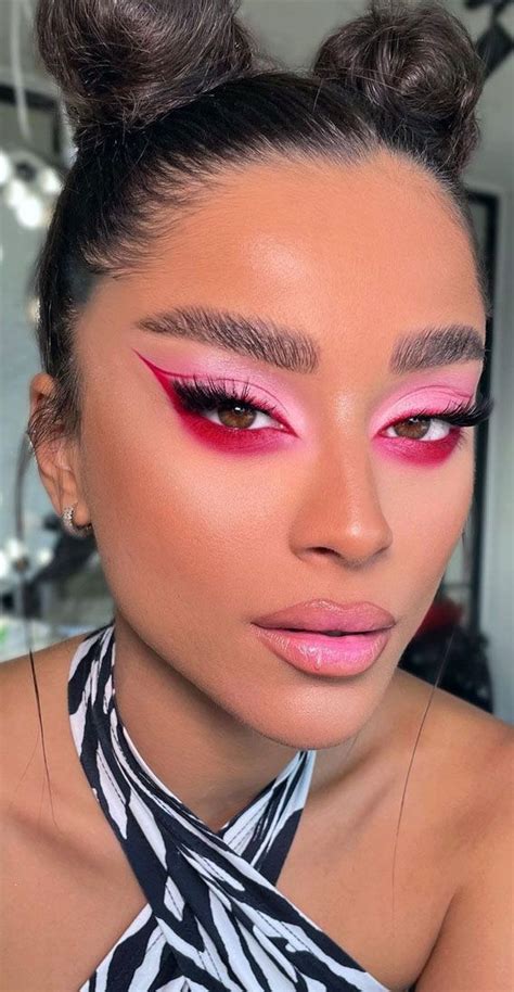 Dope Makeup Fancy Makeup Red Makeup Gothic Makeup Creative Eye