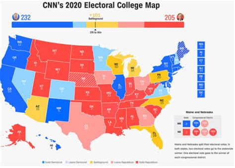 Road To 270 Cnns Debut Electoral College Map For 2020 Opinion Today