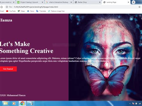 a responsive frontend developer upwork
