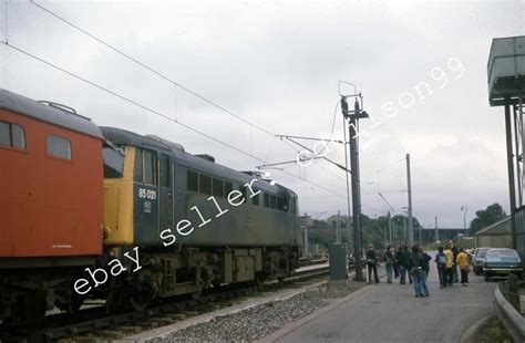 British Railway Slide Br Class 85 No 85021 Electric Locomotive C1977