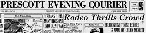 Prescottazhistory Paysons Oldest Continuous Rodeo Claim Proven False
