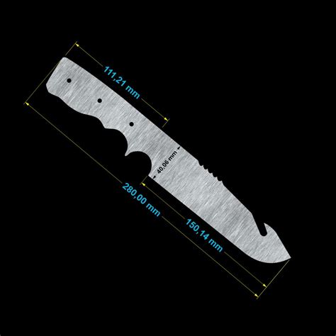 Lâmina 36 Camping 6 Polegadas Lâminas Para Cutelaria Empório Lâminas