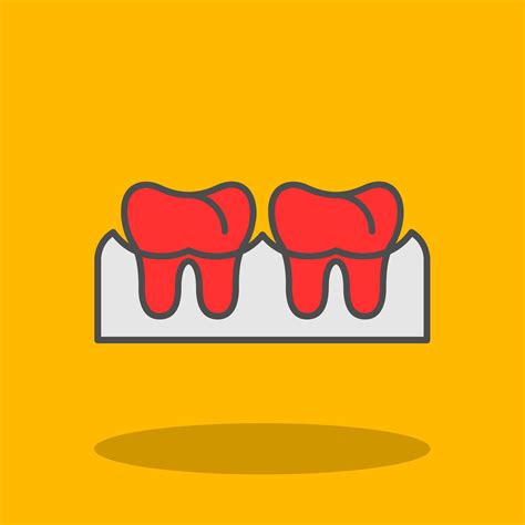 Gingivitis Filled Shadow Icon 42990000 Vector Art At Vecteezy