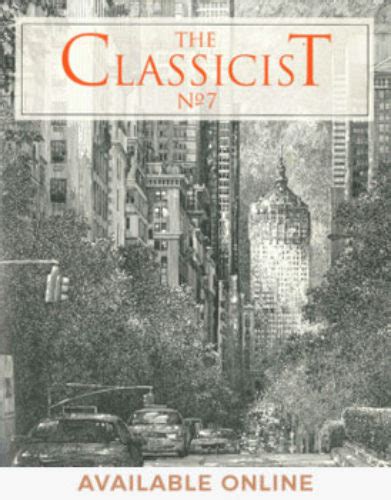 The Classicist Books Institute Of Classical Architecture And Art