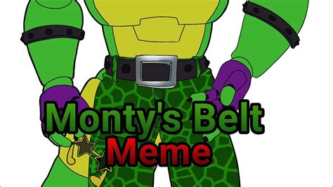 Montys Belt Fnaf Security Breach Travis Scott Belt Meme Youtube